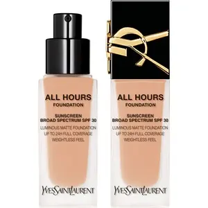 Saint Laurent All Hours Luminous Matte Foundation 24h Wear Spf 30 With Hyaluronic Acid Mc1