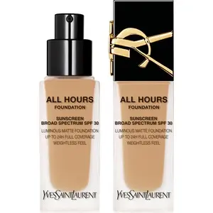 Saint Laurent All Hours Luminous Matte Foundation 24h Wear Spf 30 With Hyaluronic Acid Mw7