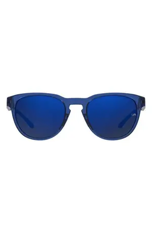 Under Armour Skylar Round Sunglasses - Blue Crystal/ Blue Sky Mirror