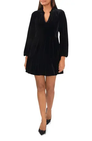 CECE DUPRAZ Split Neck A-line Dress
