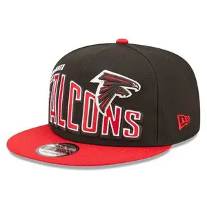 New Era Red Atlanta Falcons Wordmark Flow 9fifty Snapback Hat