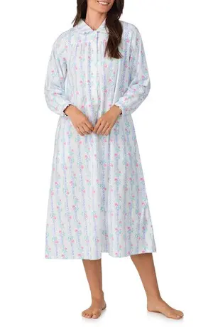 LANZ OF SALZBURG Cotton Flannel Ballet Nightgown - Flor/stp