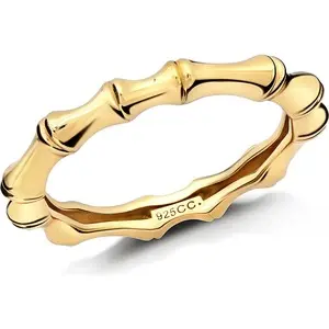 CRISLU Bamboo Band Ring
