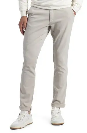 SOFT CLOTH Slim Fit Stretch Canvas Pants
