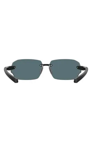 Under Armour Fire Geometric Sunglasses - Black/ Green Multi Oleophobic