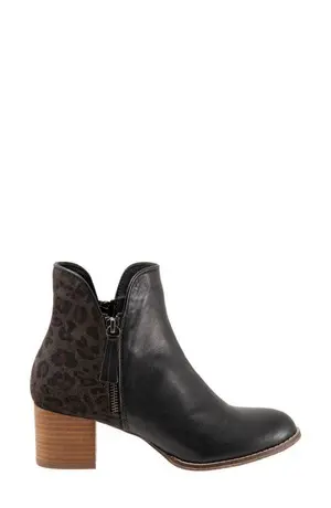 BUENO Jenna Bootie - Black Leopard