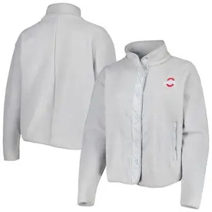 Profile Ohio State Buckeyes Wheelhouse Sherpa Full-snap Jacket - Gray