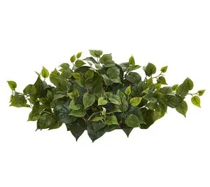 NEARLY NATURAL 31in. Philodendron Artificial Ledge Plant - One-color