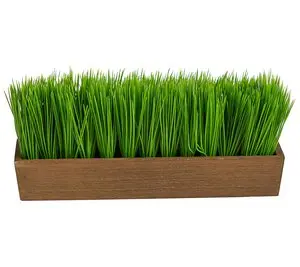 NEARLY NATURAL 12' Grass Plant In Decorative Pl Anter - One-color