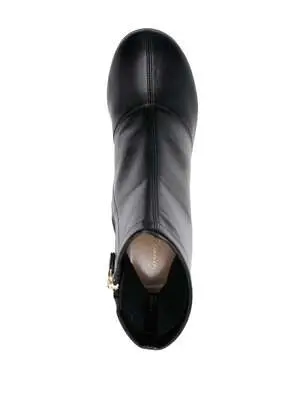 GIANVITO ROSSI Larue 95mm Leather Ankle Boots