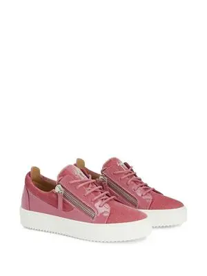 GIUSEPPE ZANOTTI Gail Velvet Sneakers