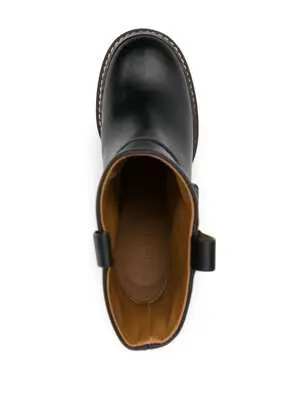 See By Chloé 100mm Leather Ankle Boots