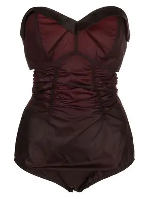 MAISON MARGIELA Waxec Cotton Corset Bodysuit