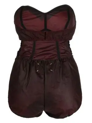 MAISON MARGIELA Waxec Cotton Corset Bodysuit
