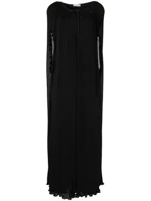 BARUNI Sleeveless Dress And Cape Set - Black