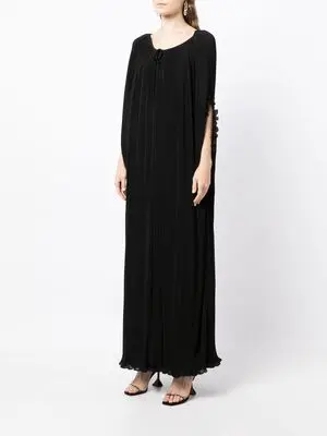 BARUNI Sleeveless Dress And Cape Set - Black