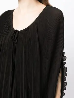 BARUNI Sleeveless Dress And Cape Set - Black