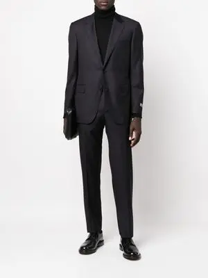 Canali Single-breasted Two-piece Suit - Blue