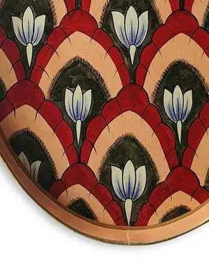 LES-OTTOMANS Hand-painted Iron Tray