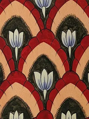 LES-OTTOMANS Hand-painted Iron Tray
