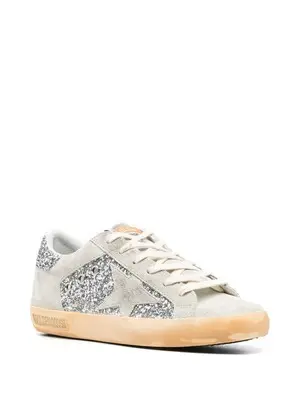 GOLDEN GOOSE Super-star Glitter Sneakers