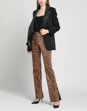 Blumarine Flared Leopard Print Pants