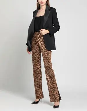 Blumarine Flared Leopard Print Pants