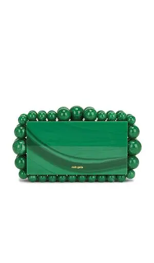 Cult Gaia Eos Clutch - Deep Basil