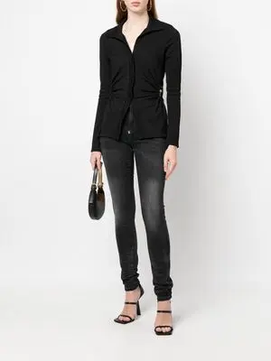 Philipp Plein High-waisted Skinny-cut Jeans - Black