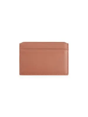 ROYCE NEW YORK Rfid-blocking Leather Card Case - Navy Blue