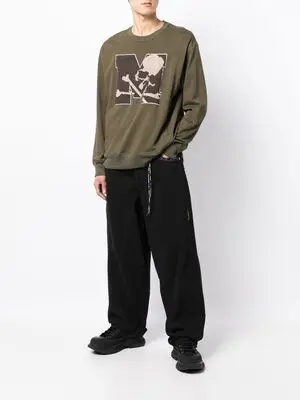 MASTERMIND WORLD Skull-print Crew-neck Sweatshirt