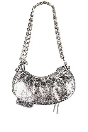 Balenciaga Xs Le Cagole Hobo Bag In Metallic
