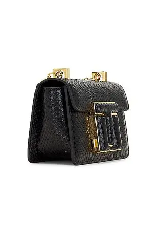 TOM FORD Maxi 001 Printed Python Small Chain Shoulder Bag