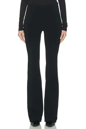 Sprwmn Micro Flare Trousers - Black