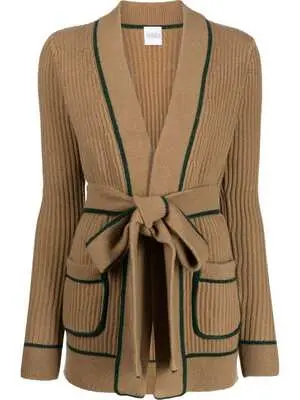 MADELEINE THOMPSON Clover Ribbed-knit Cardigan