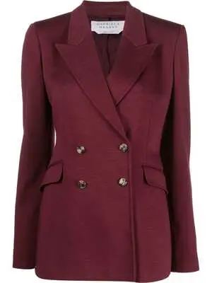 Gabriela Hearst Double-breasted Wool-blend Blazer