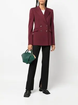 Gabriela Hearst Double-breasted Wool-blend Blazer