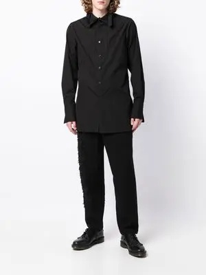 Yohji Yamamoto Bowtie-collar Oversized Shirt