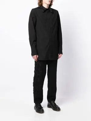 Yohji Yamamoto Bowtie-collar Oversized Shirt