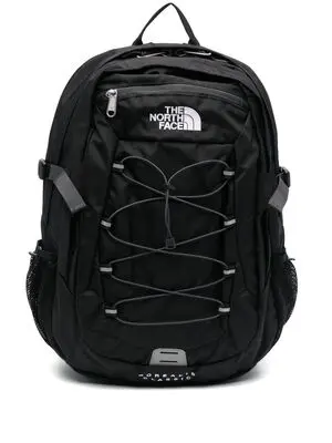 The North Face Logo Zipped Backpack - Black
