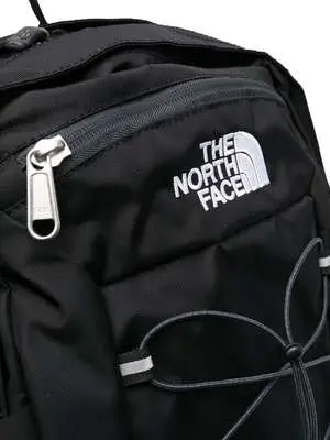 The North Face Logo Zipped Backpack - Black