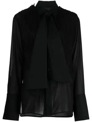 Yohji Yamamoto Straight Hem Shirts For Women
