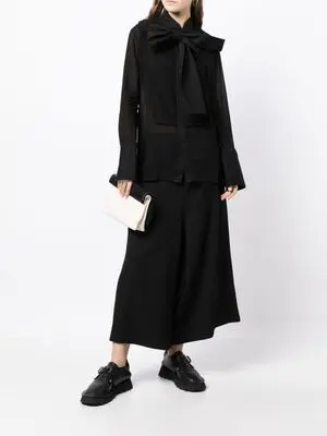 Yohji Yamamoto Pussy-bow Collar Blouse
