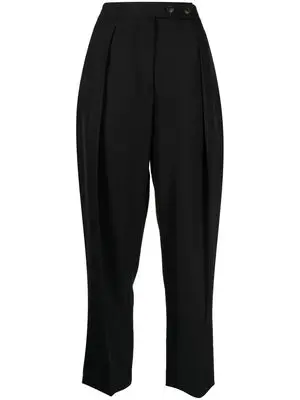 3.1 Phillip Lim High-waisted Tapered Trousers - Black