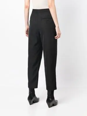3.1 Phillip Lim High-waisted Tapered Trousers - Black