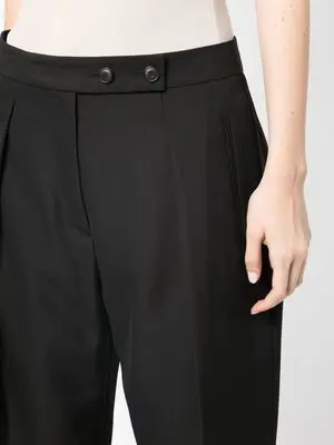3.1 Phillip Lim High-waisted Tapered Trousers - Black
