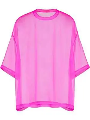 Valentino Garavani Crew Neck Chiffon Top