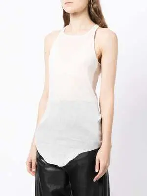 Rick Owens Curved-hem Tank Top