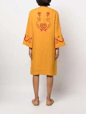 PAULA Embroidered Kaftan Dress