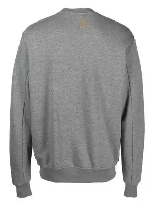 BILLIONAIRE Logo-print Cotton Sweatshirt - Grey